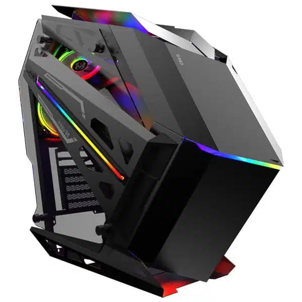 BOITIER PC GAMER M.RED STEALTH FIGHTER NOIR – Asus Store Maroc - Setup ...